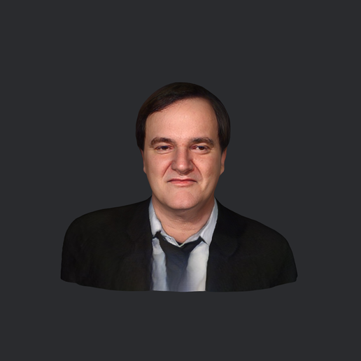 👤 Quentin Tarantino-bust/head/face ready for 3d printing・ 3D File for ...