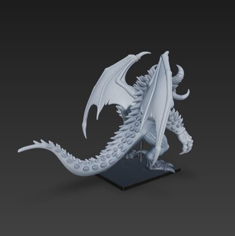 👹 Ruling Terror - Winged Demon Lord 3D Print Model・ STL File for 3D ...