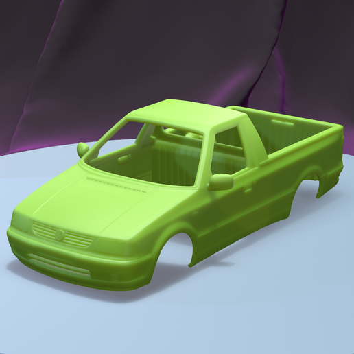 STL file VOLKSWAGEN CADDY 1995 (1/24) printable car body 🚗 ・Template to ...