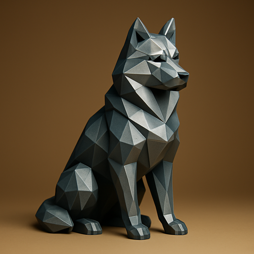 🐕 CF Dog - Husky・Free STL File for 3D printing・Cults