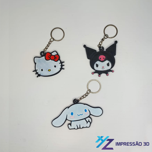 🗝️ Keychain Hello Kitty・ STL File for 3D printing・Cults