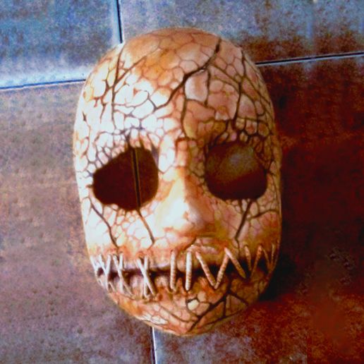 3D printing broken horror doll mask • made with bamboo lad a1 mini・Cults