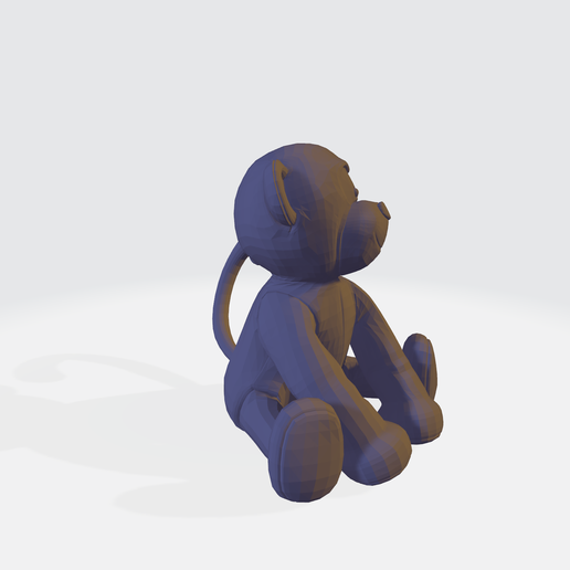 STL file Monkey - 3d model 🐒 ・3D printer design to download・Cults