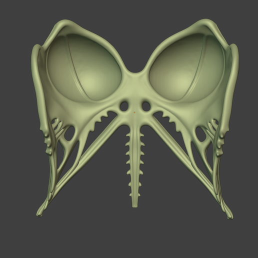 🎭 Biomechanical Scorn Breastplate・ STL File for 3D printing・Cults