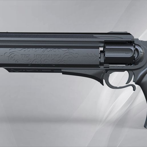 Destiny 2 - Laconic exotic hand cannon・ 3D File for 3D printing and CNC ...