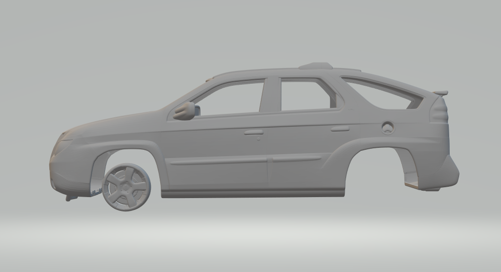 Download STL file pontiac aztek • 3D printable template ・ Cults