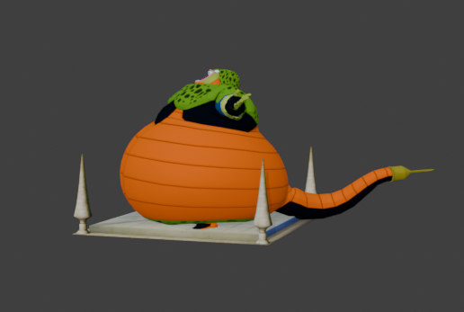 Dragon Ball Z Cell - Final Explosion Pose 🌋 | Print-Ready Battle Scene ...