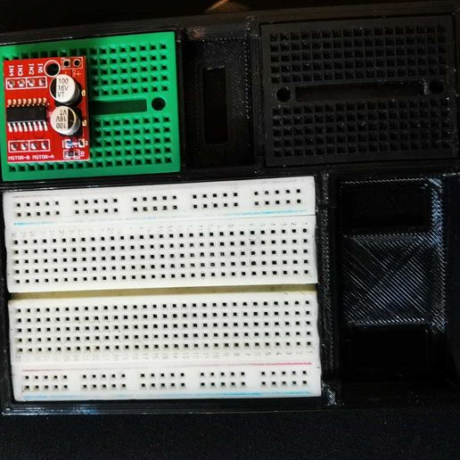 Free STL file Mini Breadboard Base 💭 ・3D printing design to download・Cults