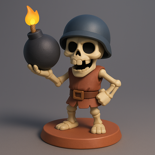 🎨 Clash Royale Bomber・ STL File for 3D printing・Cults