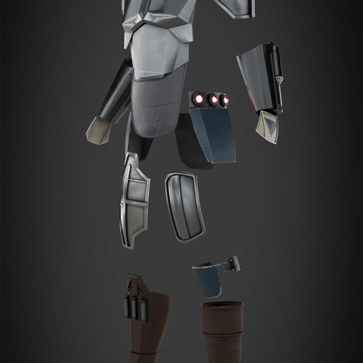 ⭐ The Mandalorian Mando Armor for Cosplay・ STL File for ・Cults