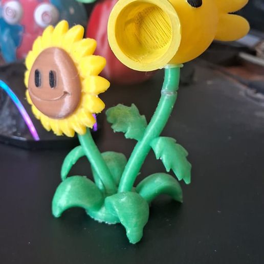 STL file Solar pea Plants vs zombies PVZ fusion ☀️ ・3D printer model to ...