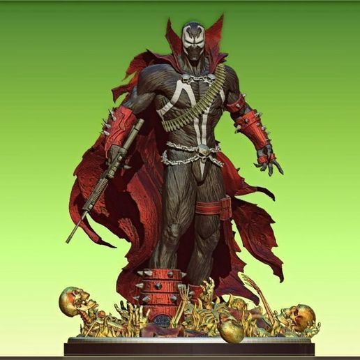 🦸 Spawn・Free STL File for 3D printing・Cults