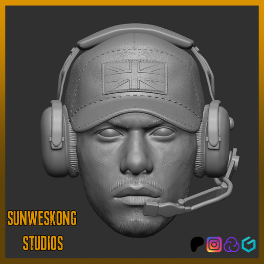 🤙 CALL OF DUTY MODERN WARFARE 3 2023 GAZ Hat and headset HEADSCULPT ...