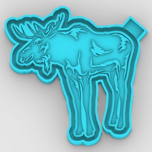 arquivo STL moose- freshie mold - STL for silicone mold 🪔 ・modelo para ...