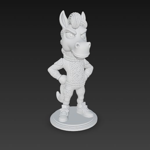 🐎 Modern Interpretation of a Classic Cartoon Style Anthropomorphic ...