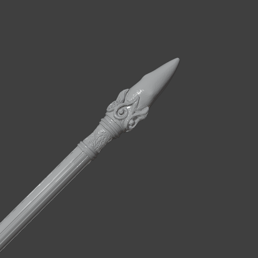 🔥 Fire and Ice Staff・ STL File for 3D printing・Cults