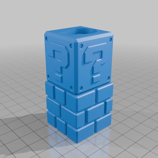 🧱 [Clipper Sleeve] Mario Blocks - Quest 'n' Brick・Free 3D File for ・Cults