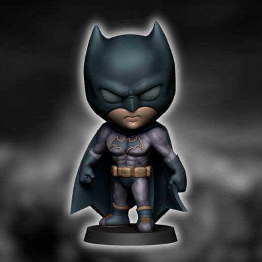 🦸 CHIBI BATMAN・ 3D File for ・Cults