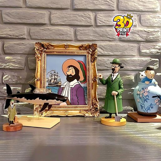3D file Professor Calculus 3D model 🗿 ・3D print object to download・Cults
