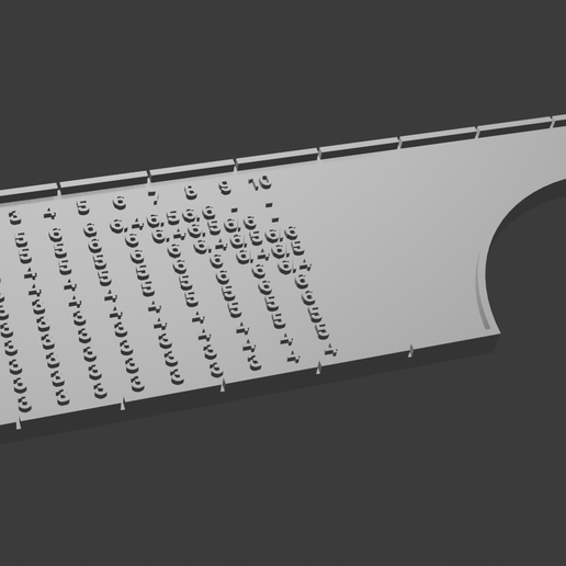 📏 Wargaming Ruler with Wound Chart・ STL File for 3D printing・Cults