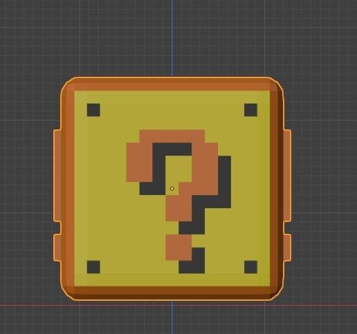 Super Mario question block・ STL File for 3D printing・Cults