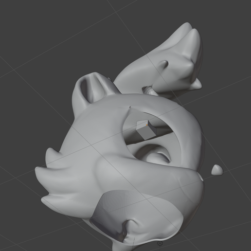 Archivo STL Tangle The Lemur Wearable Cosplay Head IDW Sonic The ...