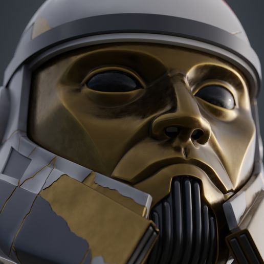 🪖 Captain Enoch Helmet・ 3D File for ・Cults
