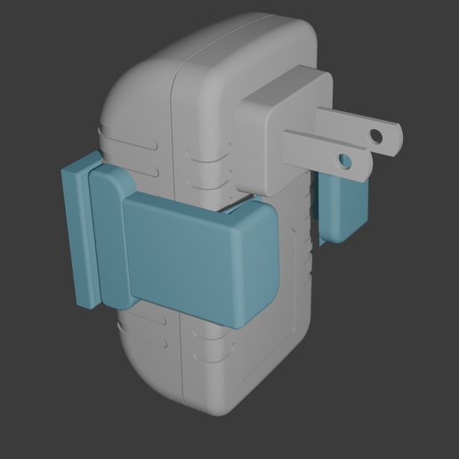 🔌 AC/DC adapter power supply holder・ STL File for 3D printing・Cults