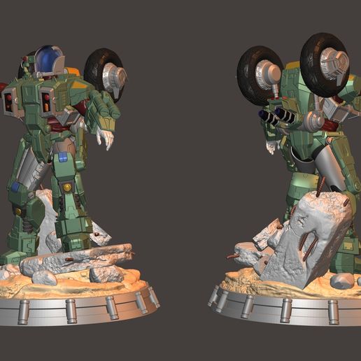 🌀 Robotech Cyclone・ STL File for 3D printing・Cults