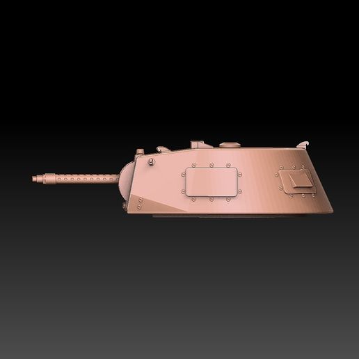 🪖 Panzer 1 Tank Turret・ STL File for ・Cults