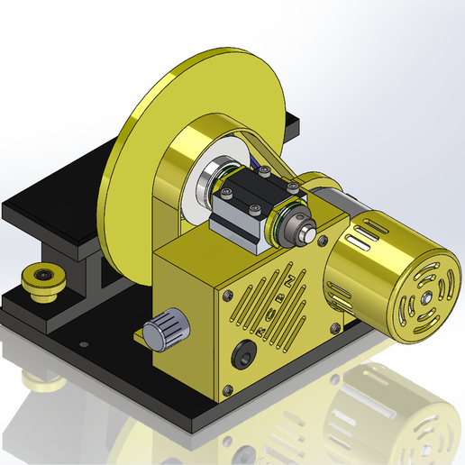 🧞‍♂️ DISC SANDING MACHINE・ STL File for 3D printing・Cults