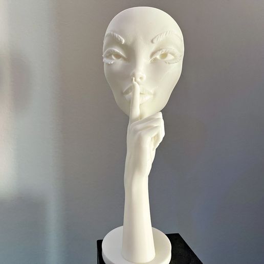 Archivo 3D SHHH.. FEMALE STATUE ♀️ ・Modelo de impresora 3D para ...