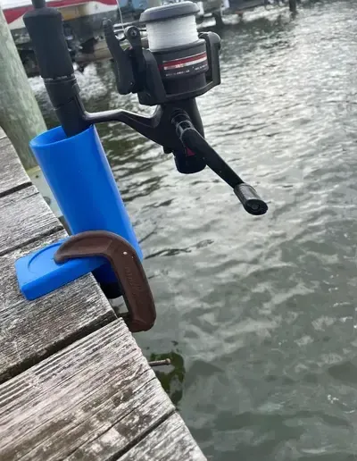 🎣 temporary fishing rod holder・ STL File for 3D printing・Cults