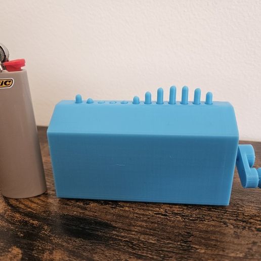 🌊 Sine Wave Desktop Crank Toy・Free 3D File for ・Cults