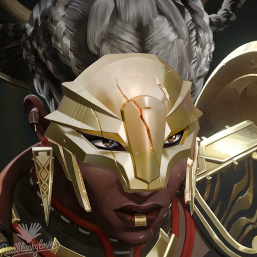 🎭 Ambessa Mask - Arcane 2・ 3D File for 3D printing・Cults