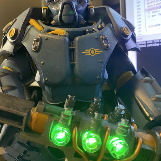 🎨 Fallout X-01 Power Armor・3D Print with the Phrozen mighty 8k 3D ...