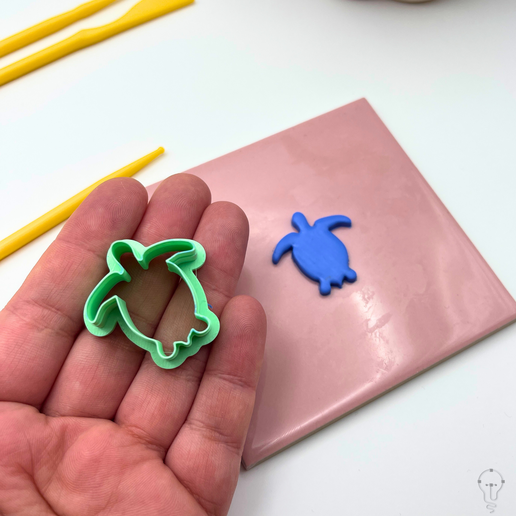 STL file Turtle Polymer Clay Cutter 🐢 ・3D printing template to download ...