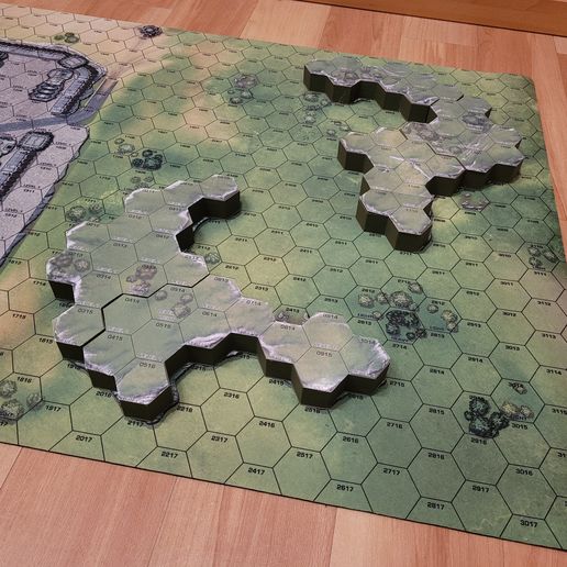 🗺️ BATTLETECH TERRAIN MAP OPEN TERRAIN #2 (BATTLETECH MAP PACK ...