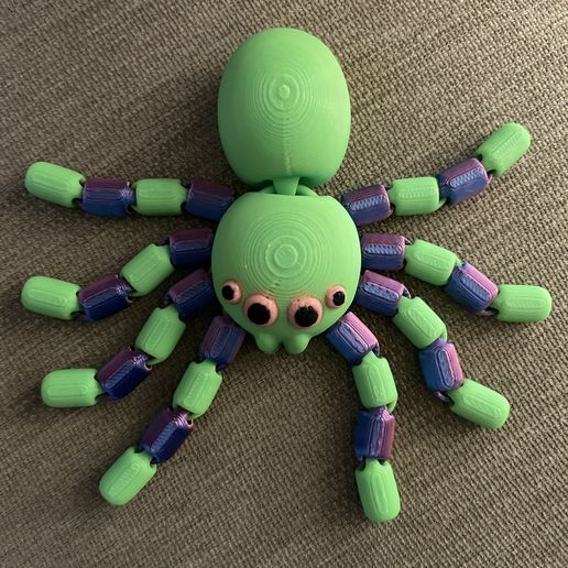 3D print Flexi Spider (Articulated) • made with ANYCUBIC Kobra 3 Combo ...