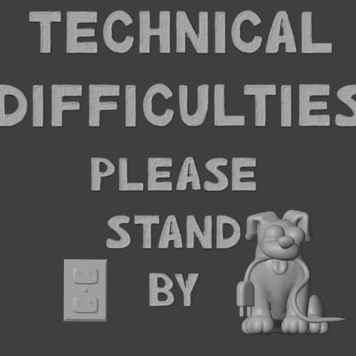 technical difficulties simpsons dog