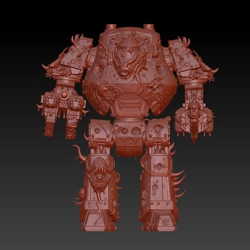 💂 death guard contemptor dread・ OBJ File for 3D printing・Cults