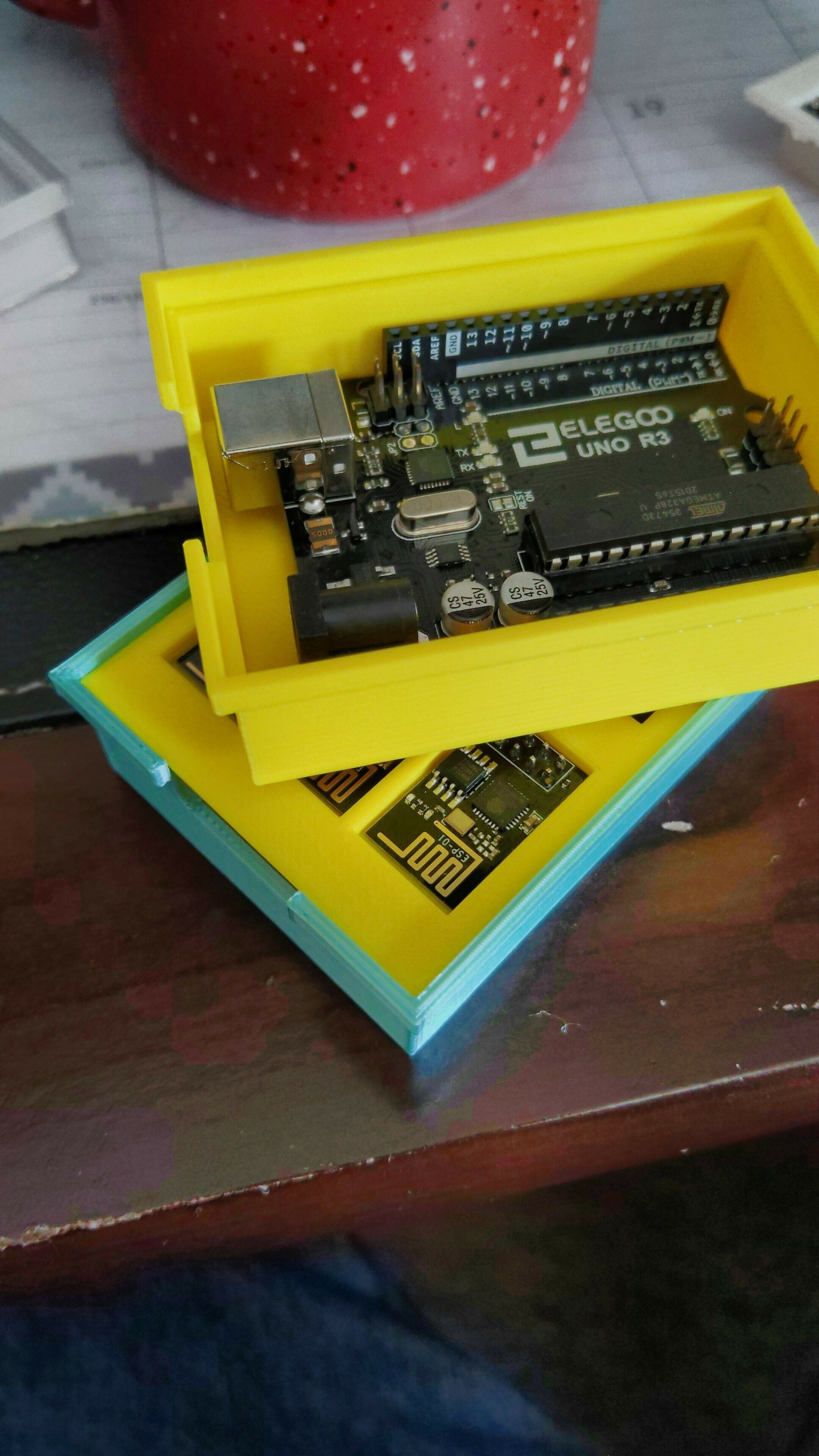 Download free STL file 8266 and Arduino Storage • 3D printing template ...