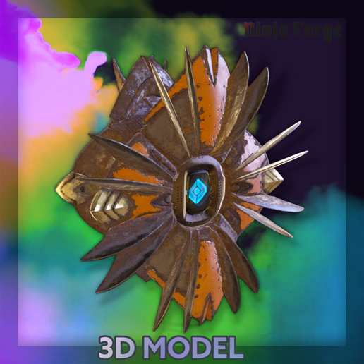 3D file Rust Punk Shell 🐚 ・Model to download and 3D print・Cults