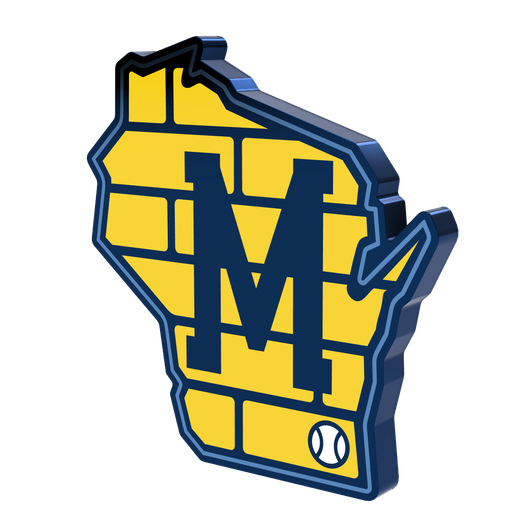 📦 Milwaukee State Logo Light Box・Archivo STL para Impresión 3D・Cults