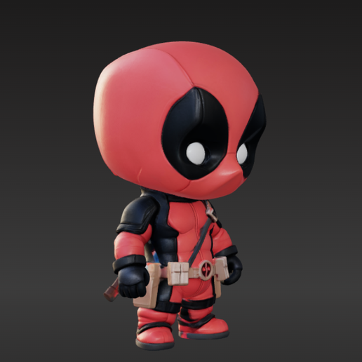 STL file Chibi Mini Deadpool 3D Model – Ultimate Collectible for Fans ...