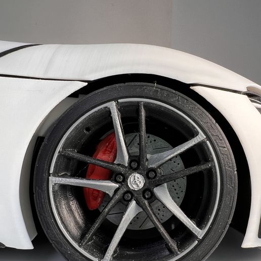 🚗 Toyota GR Supra Scale model Full KIT・ STL File for ・Cults