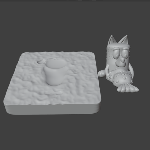 STL file Bandit - Sitting on the sand 🐉 ・Design to download and 3D ...