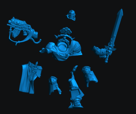 3D file Dark angel marine deathwing firs captain belial 👼 ・3D printer ...