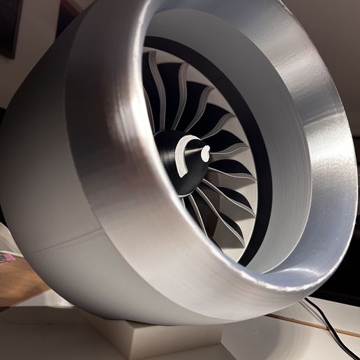 🛩️ GENX Boeing 787 Jet Engine Fan for Desk 747-8・ STL File for 3D ...