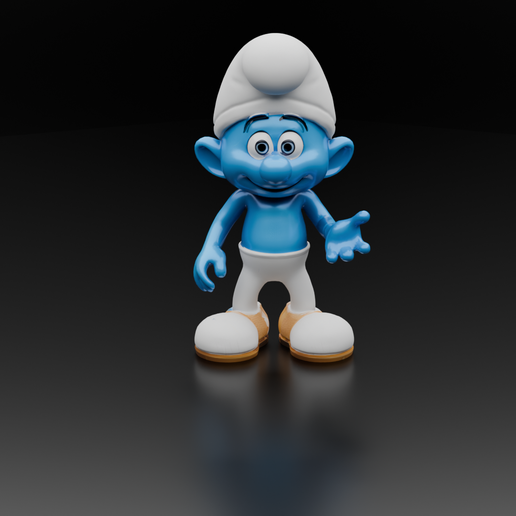 🧝 Smurf Inspired Toy Figure 3D Printable Low-poly 3D print model・ STL ...
